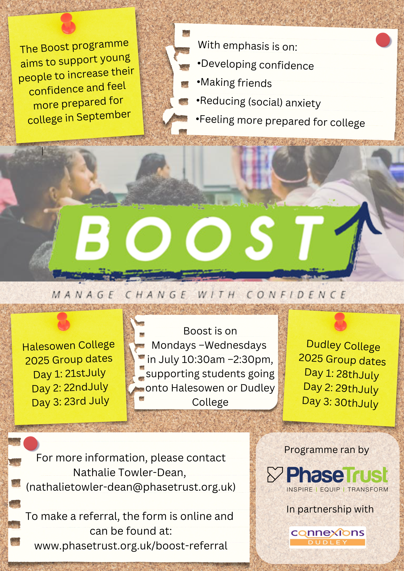 Boost 25 info poster | Phase Trust
